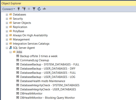SQL Agent Jobs