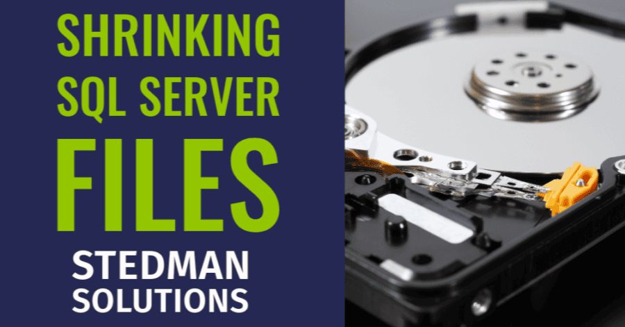 Shrink SQL Server Log Files